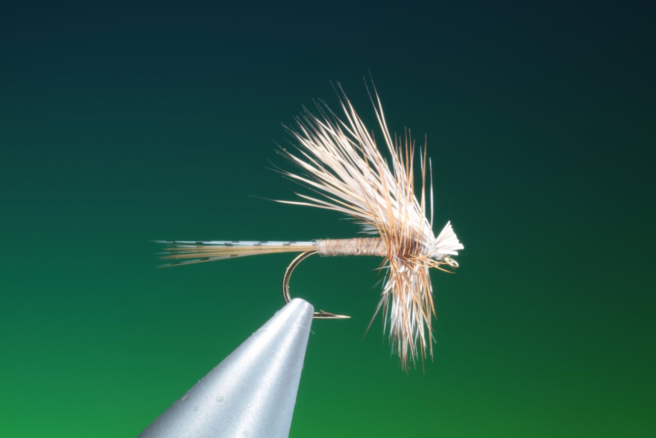 How to tie hair wing Adams dry fly